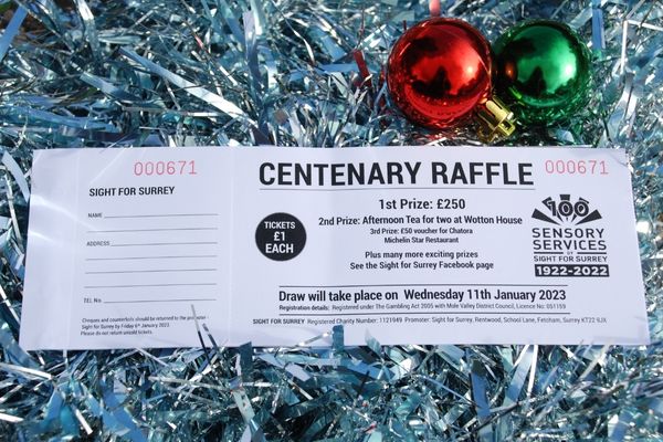 Christmas Raffle time! - Sight for Surrey